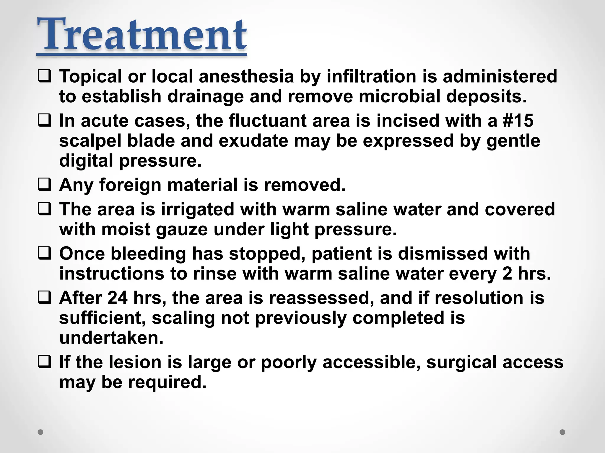 Acute Gingival Infections | PPTX