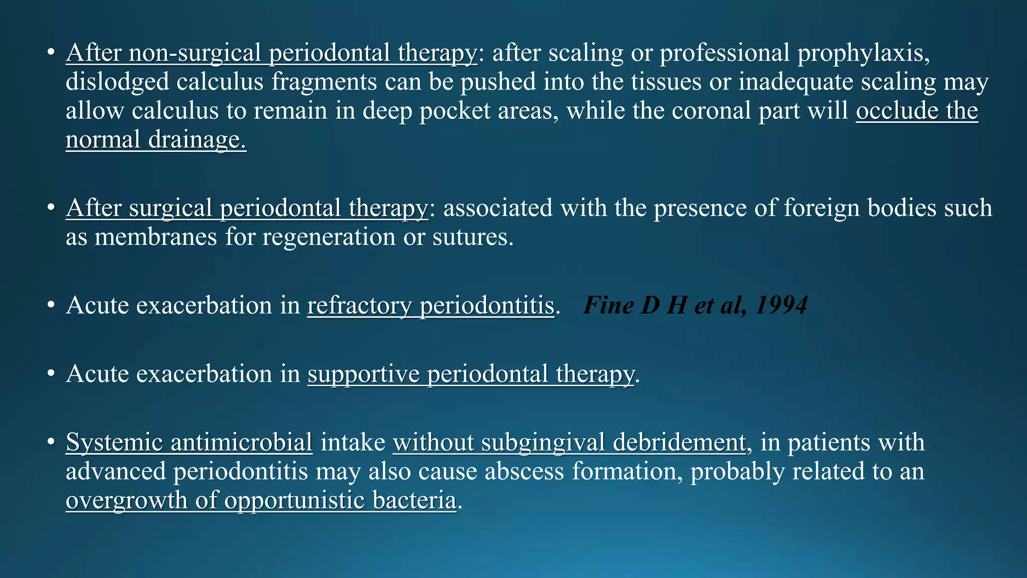 ACUTE GINGIVAL INFECTIONS Based on 2017 Classification.pptx