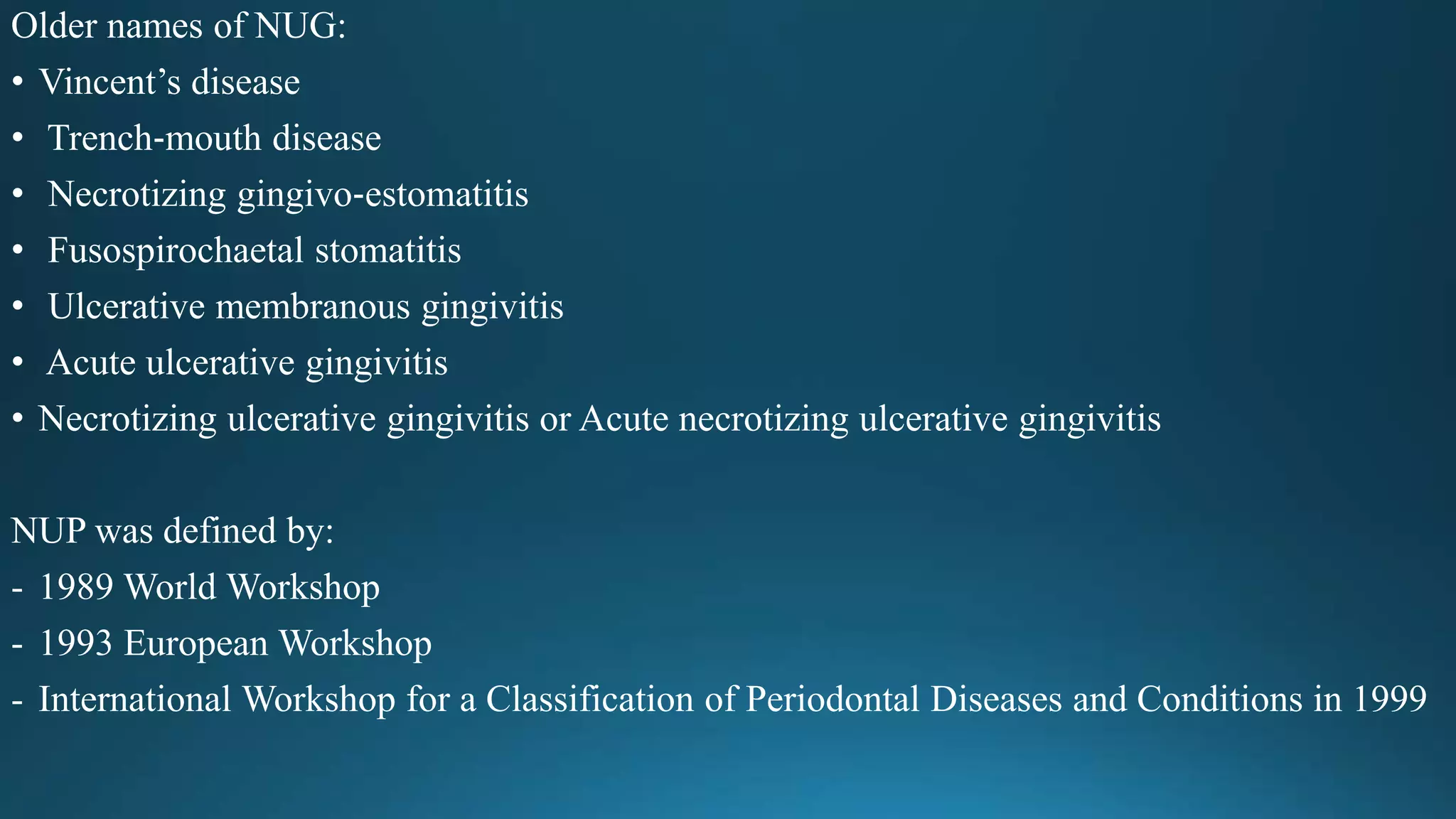 ACUTE GINGIVAL INFECTIONS Based on 2017 Classification.pptx