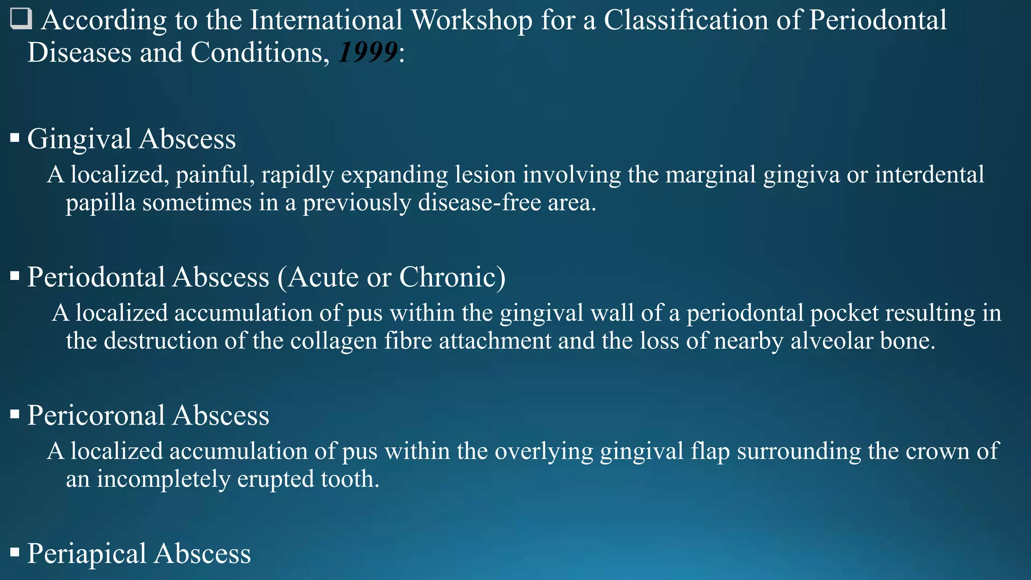 ACUTE GINGIVAL INFECTIONS Based on 2017 Classification.pptx