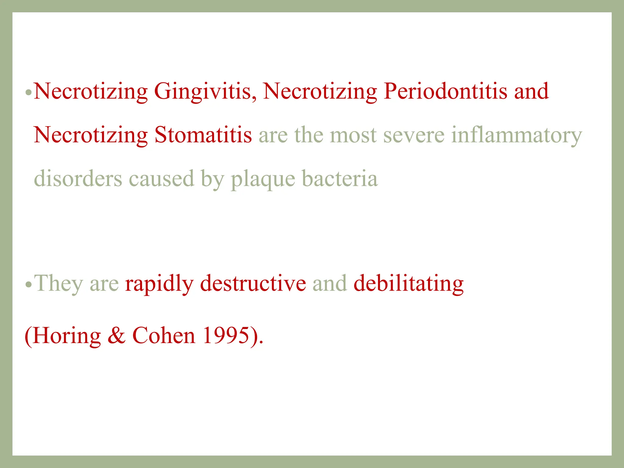 acute gingival infections- symptoms, treatment | PPTX