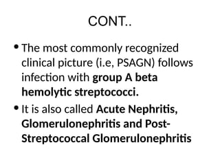 ACUTE GLOMERULONEPHRITIS. MEDICINE PPT DOX | PPT