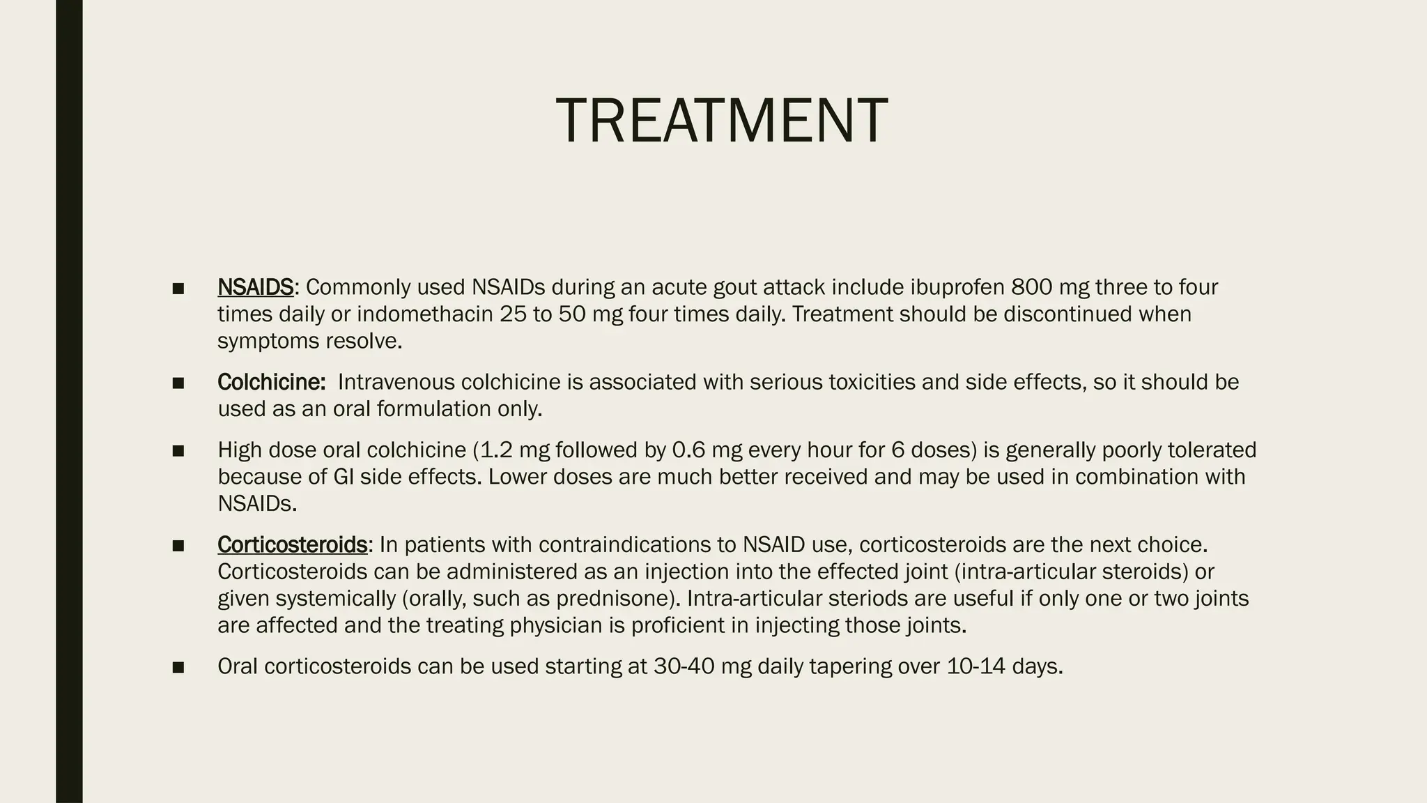 Acute Gout Pathophysiology and Management | PPTX
