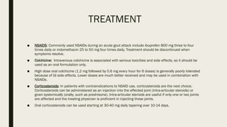 Acute Gout Pathophysiology and Management | PPTX