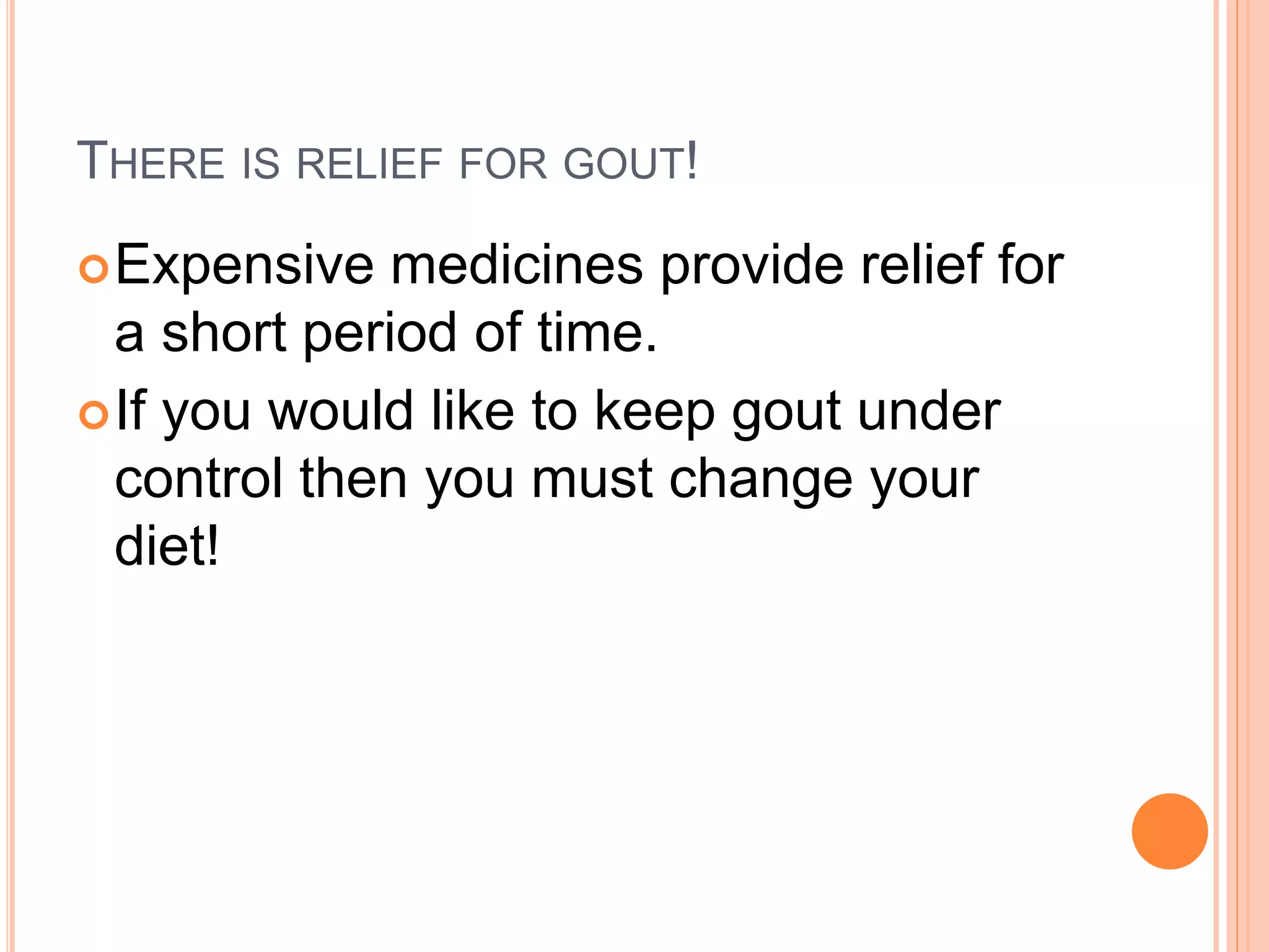 Acute gout attack treatment | PPTX