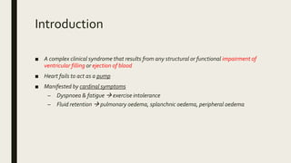 Acute heart failure [MBBS] | PPTX