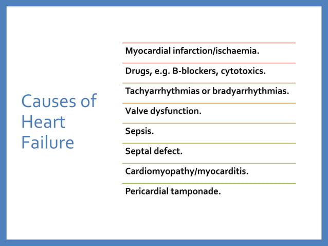 acute heart failure.pptx | Heart and Cardiovascular Diseases | Diseases and Conditions