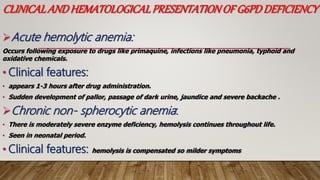 Acute hemolytic anemia | PPTX