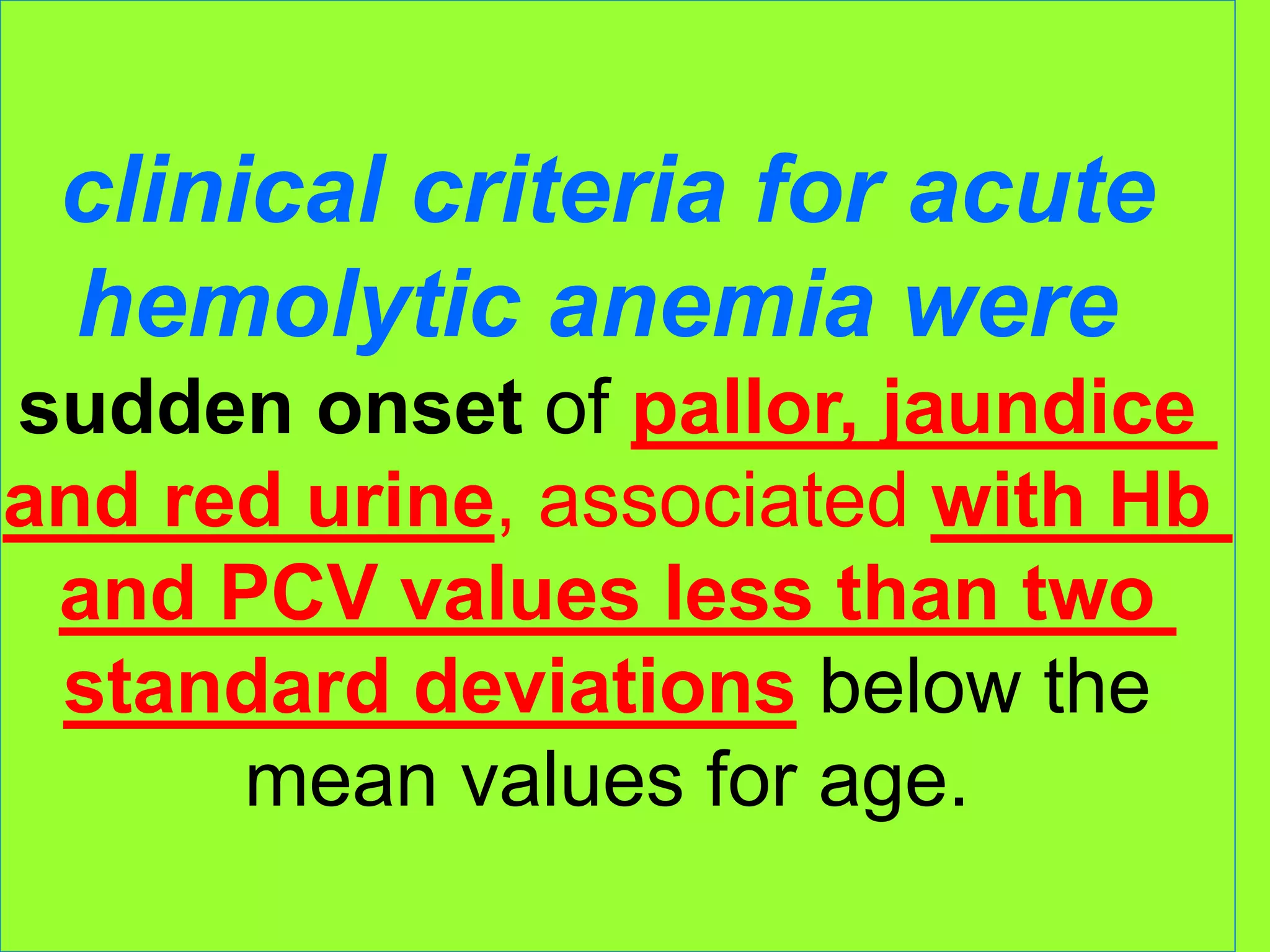 Acute hemolytic anemia (AHA) in children.ppt