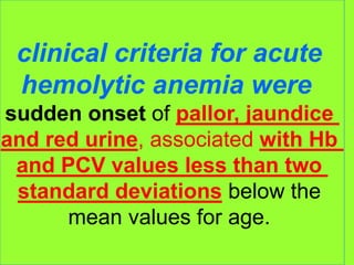Acute hemolytic anemia (AHA) in children.ppt