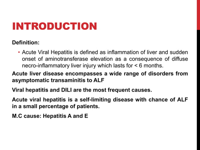 Acute hepatitis | PPTX