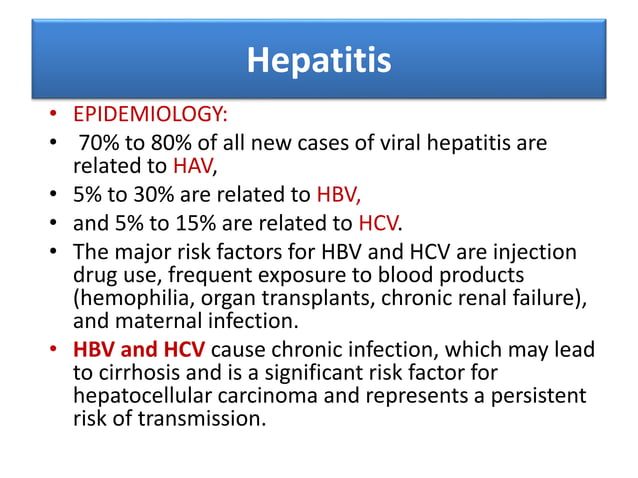 Acute hepatitis in pediatrics | PPTX | Infectious Diseases | Diseases ...