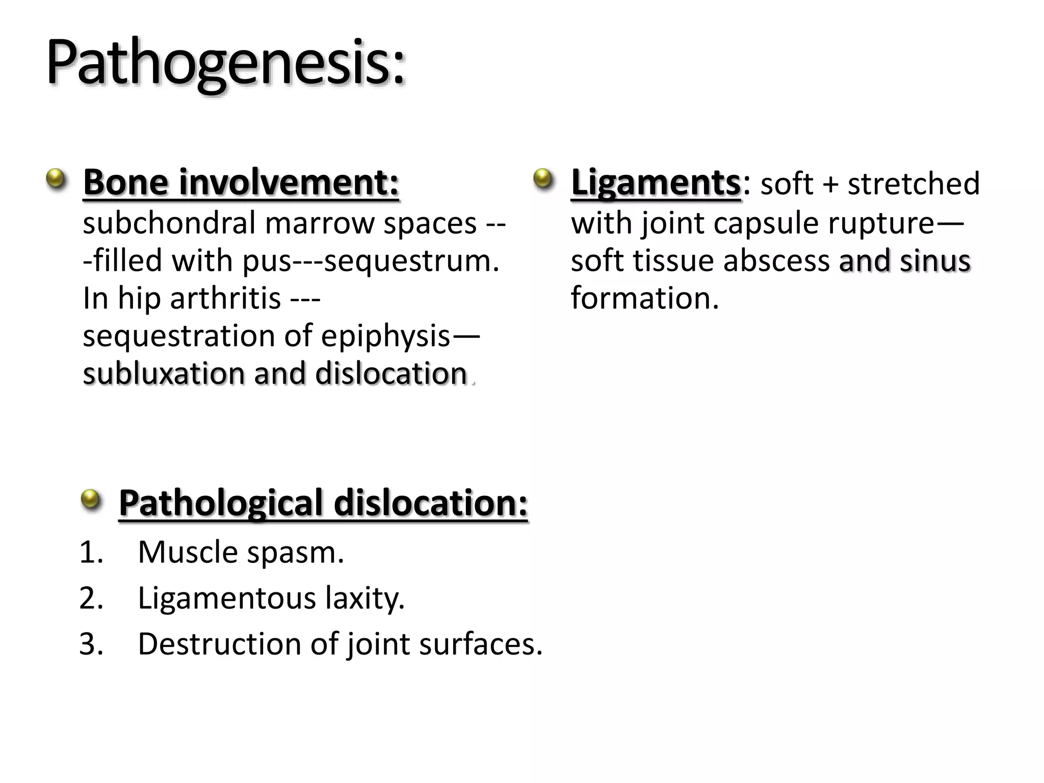 Acute infections of bones and joints | PPTX