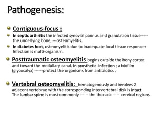 Acute infections of bones and joints | PPTX
