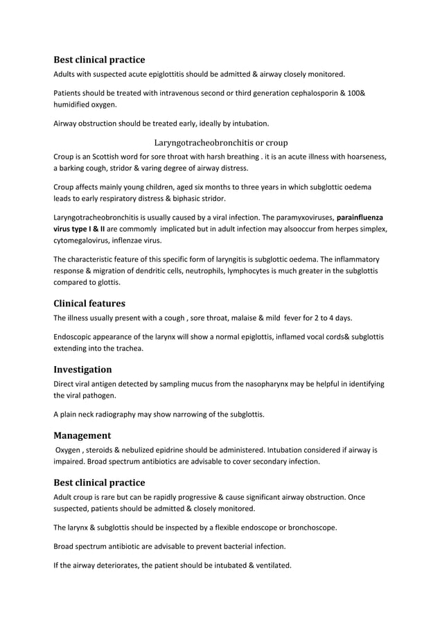 Acute infections of the larynx | DOC | Lung and Respiratory Health ...