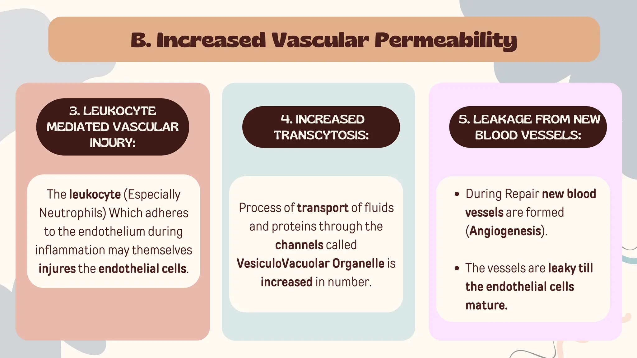 ACUTE INFLAMMATION - CAUSES, MECHANISMS, CARDINAL SIGNS, VASCULAR AND ...