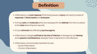 ACUTE INFLAMMATION - CAUSES, MECHANISMS, CARDINAL SIGNS, VASCULAR AND ...