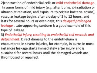 Acute inflammation | PPTX | Blood Disorders | Diseases and Conditions