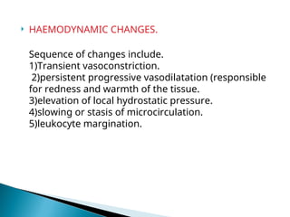 ACUTE INFLAMMATIOn PAthology ppt free download | PPT