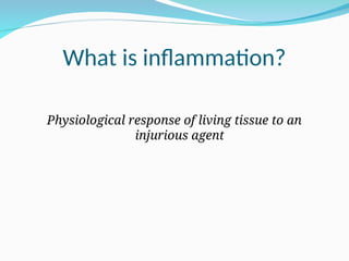 Acute Inflammation general pathology ppt | PPT