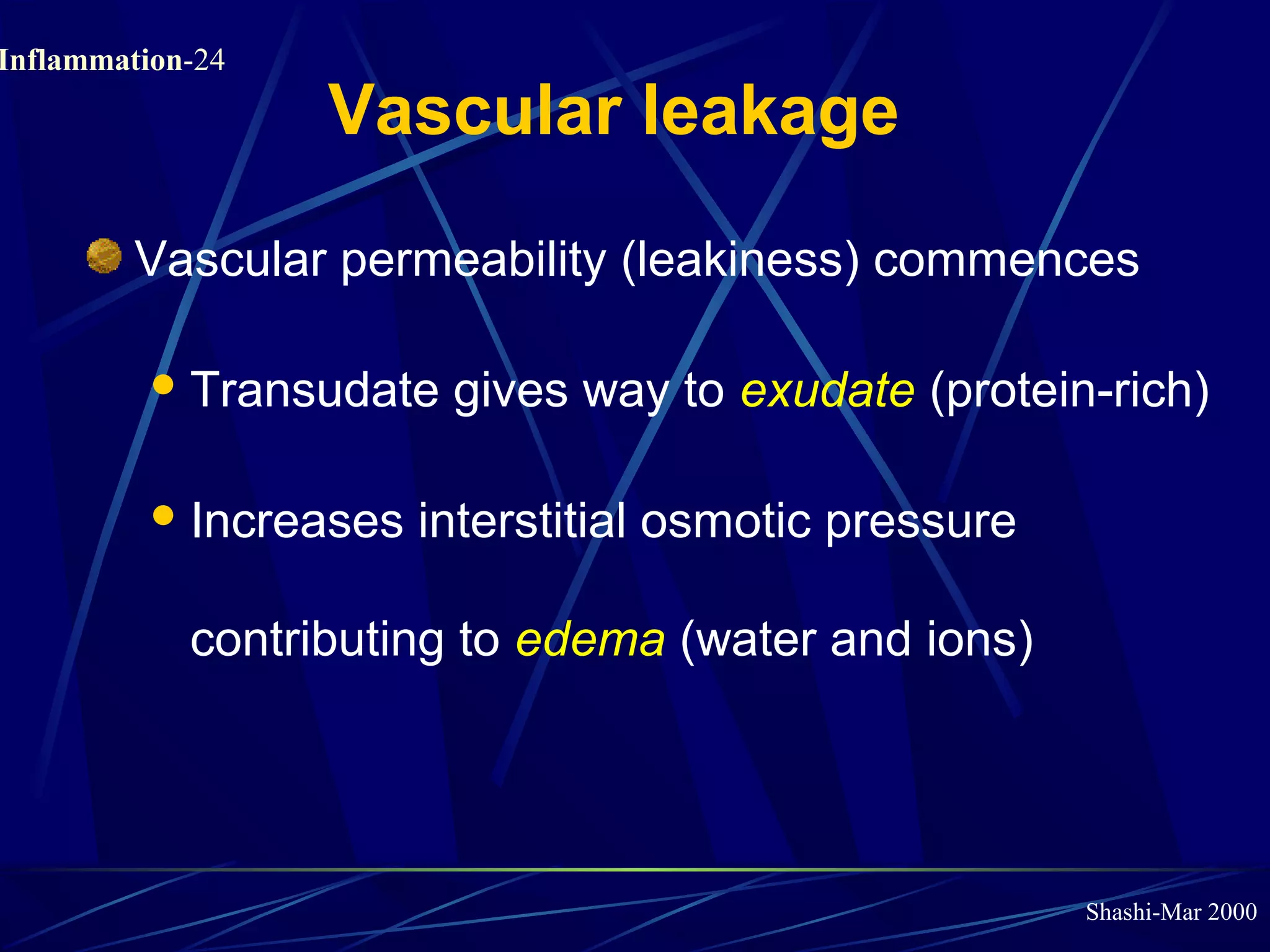 Pathology of Acute Inflammation | PPT