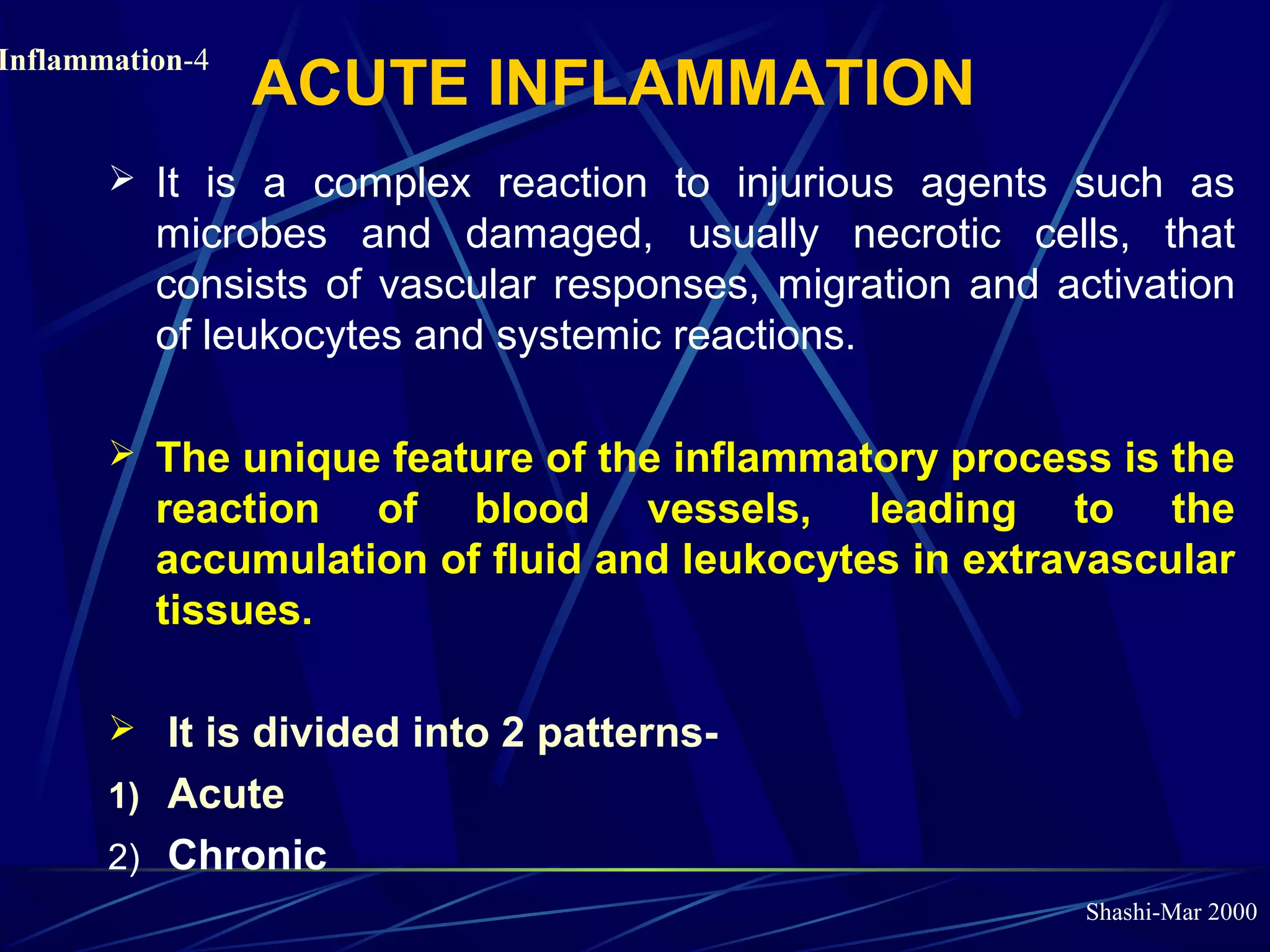Pathology of Acute Inflammation | PPT