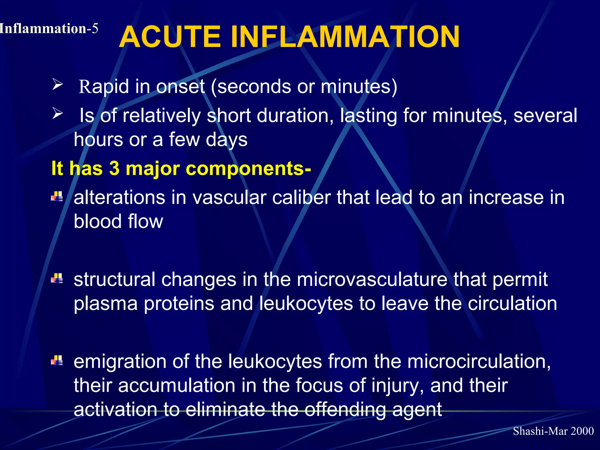 Pathology of Acute Inflammation | PPT