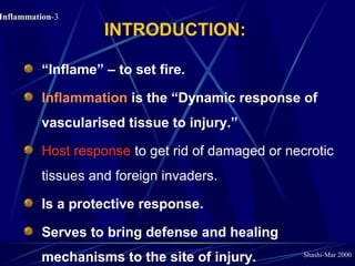 Pathology of Acute Inflammation | PPT