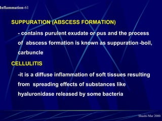 Pathology of Acute Inflammation | PPT