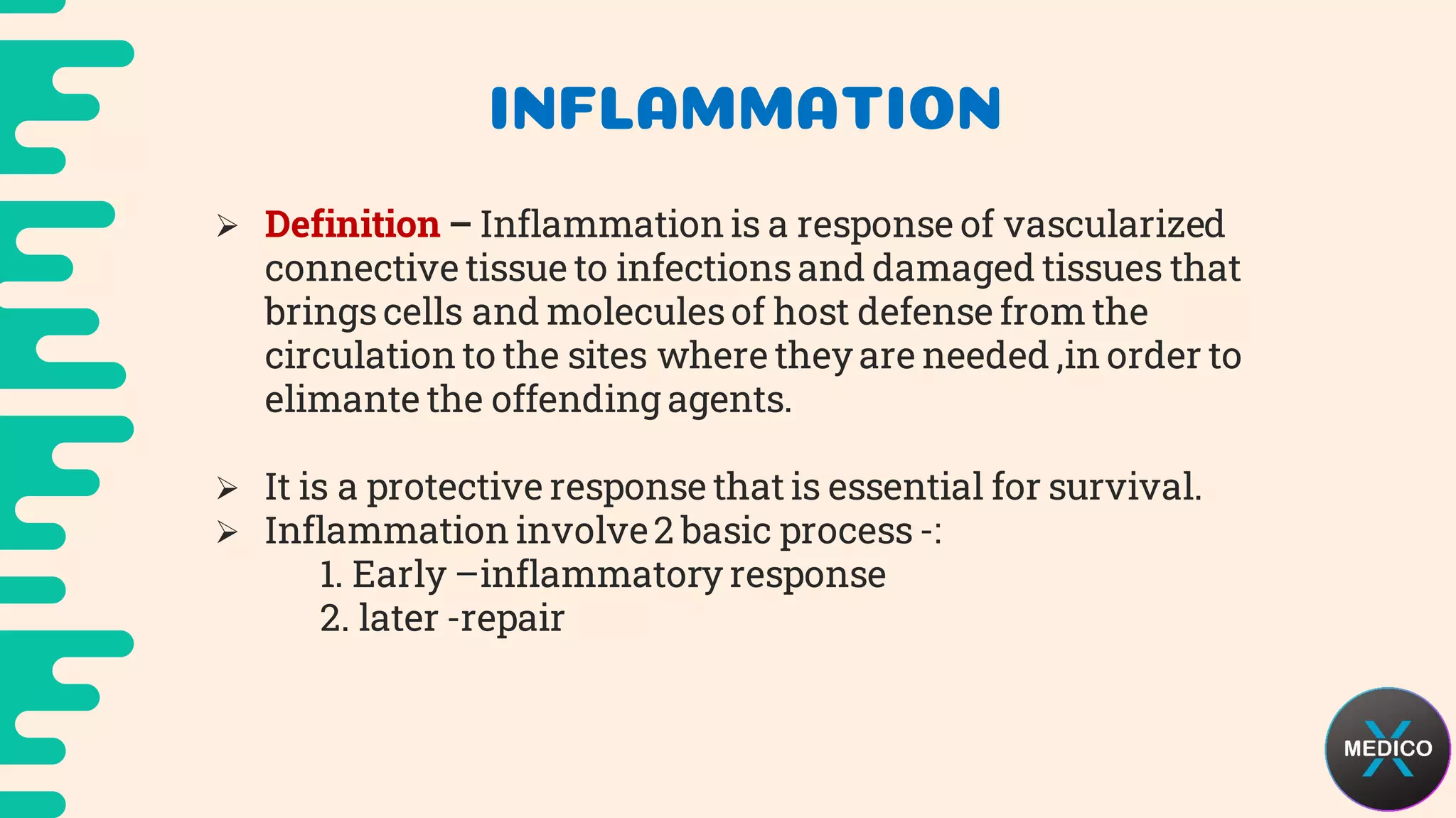 Acute inflammation - Pathology #X_patho | PDF