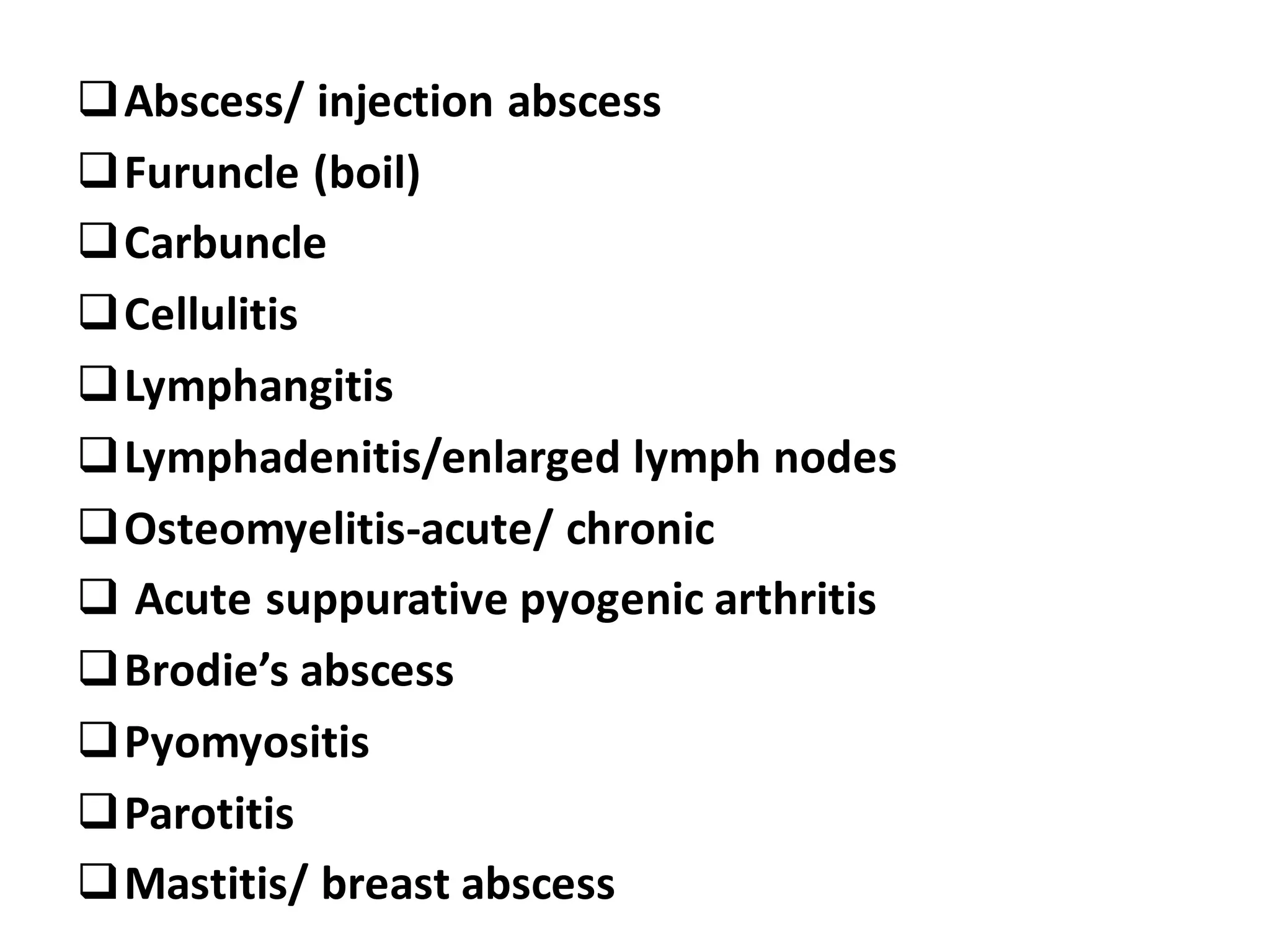 Acute inflammatory conditions. A part of surgery in Clinical medicine | PDF