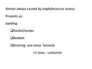 Acute inflammatory conditions. A part of surgery in Clinical medicine | PDF