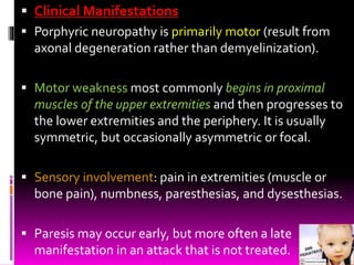 Acute Intermittent Porphyria ( AIP ) Dr Padmesh | PPTX