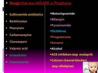 Acute Intermittent Porphyria ( AIP ) Dr Padmesh | PPTX
