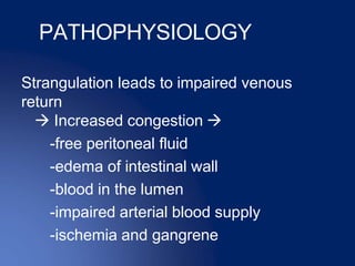 Acute intestinal obstruction | PPTX