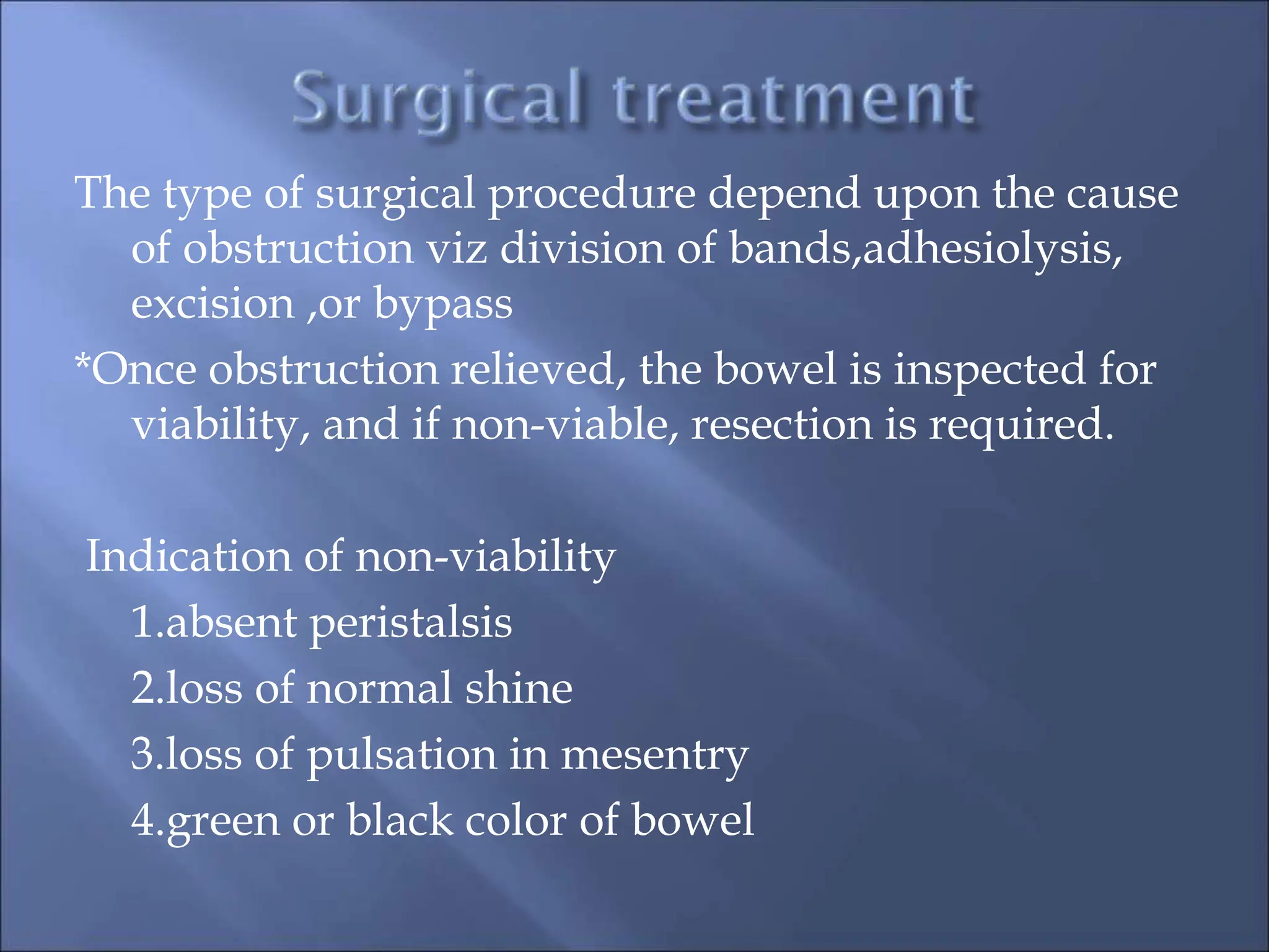 acute intestinal obstruction. .pptx