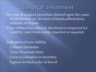 acute intestinal obstruction. .pptx