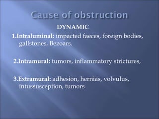 acute intestinal obstruction. .pptx