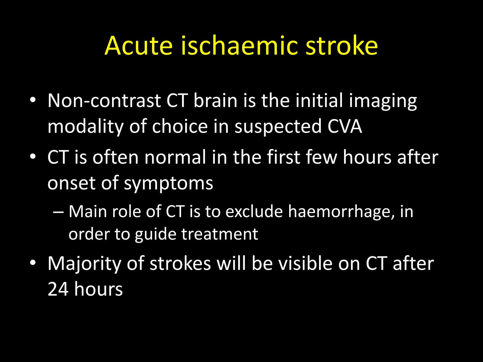 CT of acute intracranial pathology | PPTX