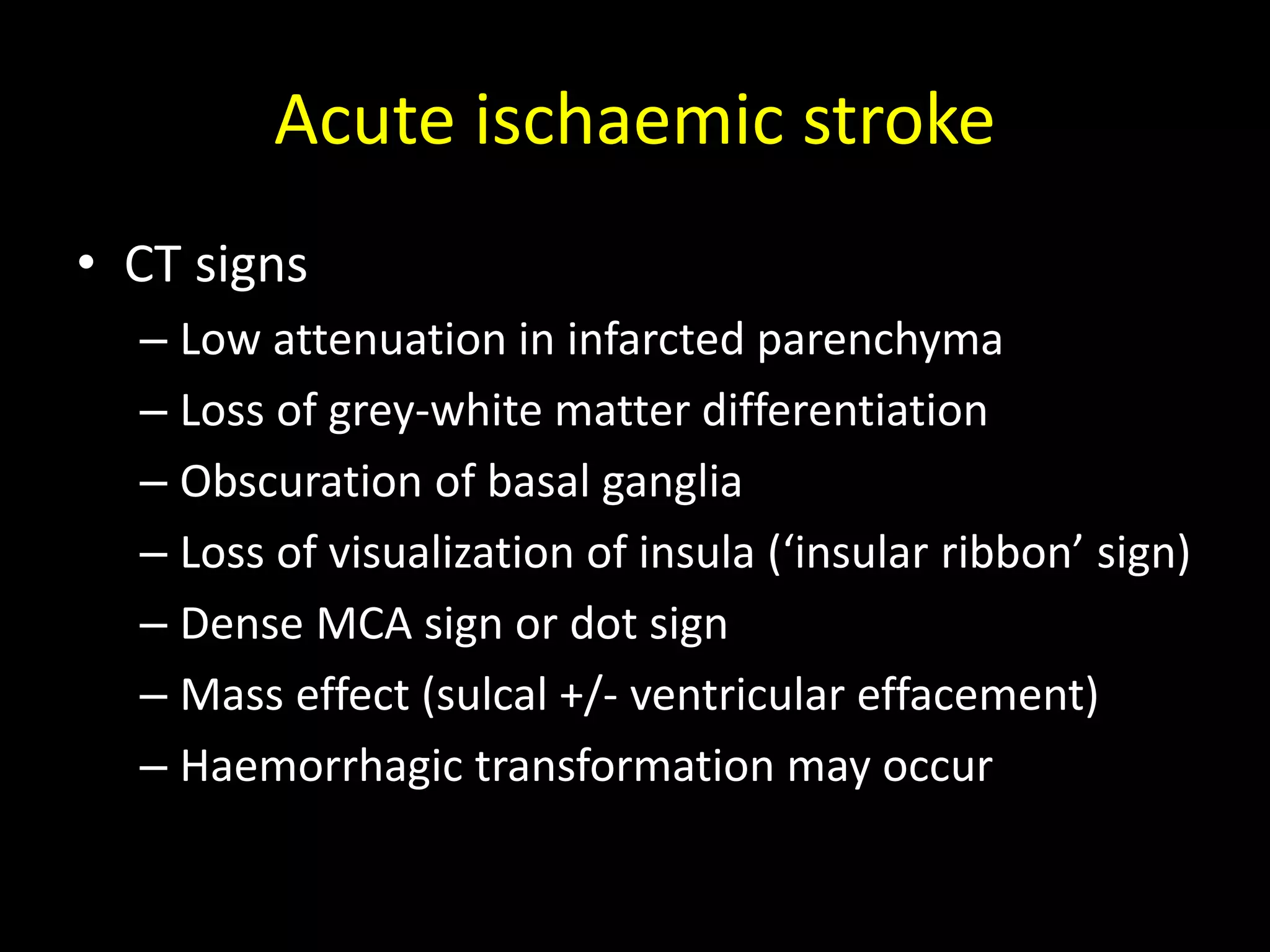 CT of acute intracranial pathology | PPTX