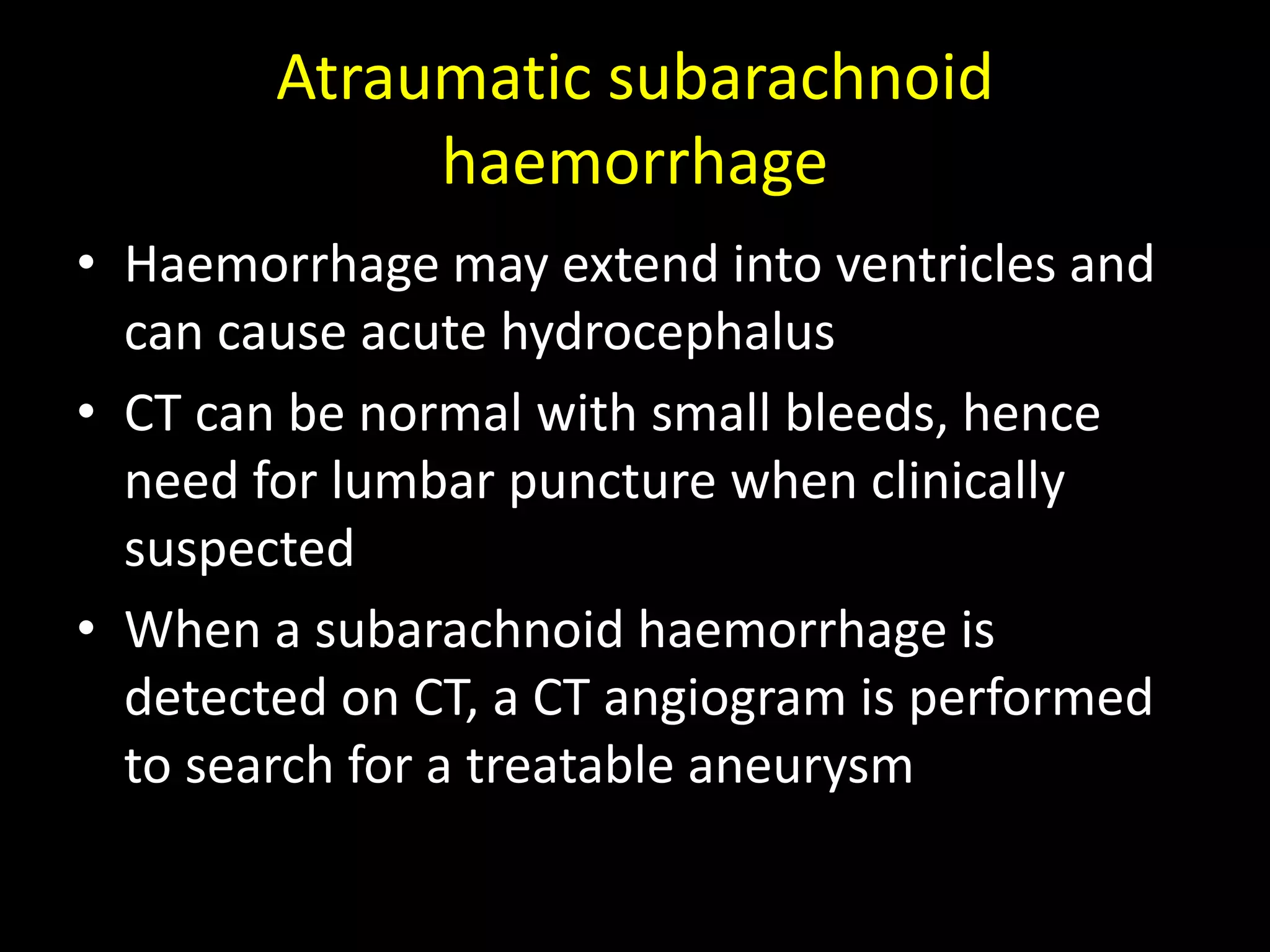 CT of acute intracranial pathology | PPTX