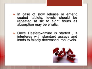 Acute iron toxicity | PPTX
