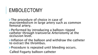 Acute Limb ischemia | PPTX