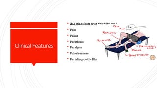 ACUTE ISCHEMIC LIMB OF PERIPHERAL ARTERIAL DISEASES.pptx