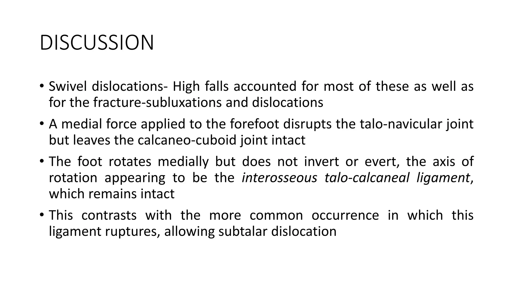 Acute isolated medial midtarsal dislocation | PDF