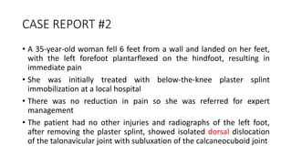 Acute isolated medial midtarsal dislocation | PDF