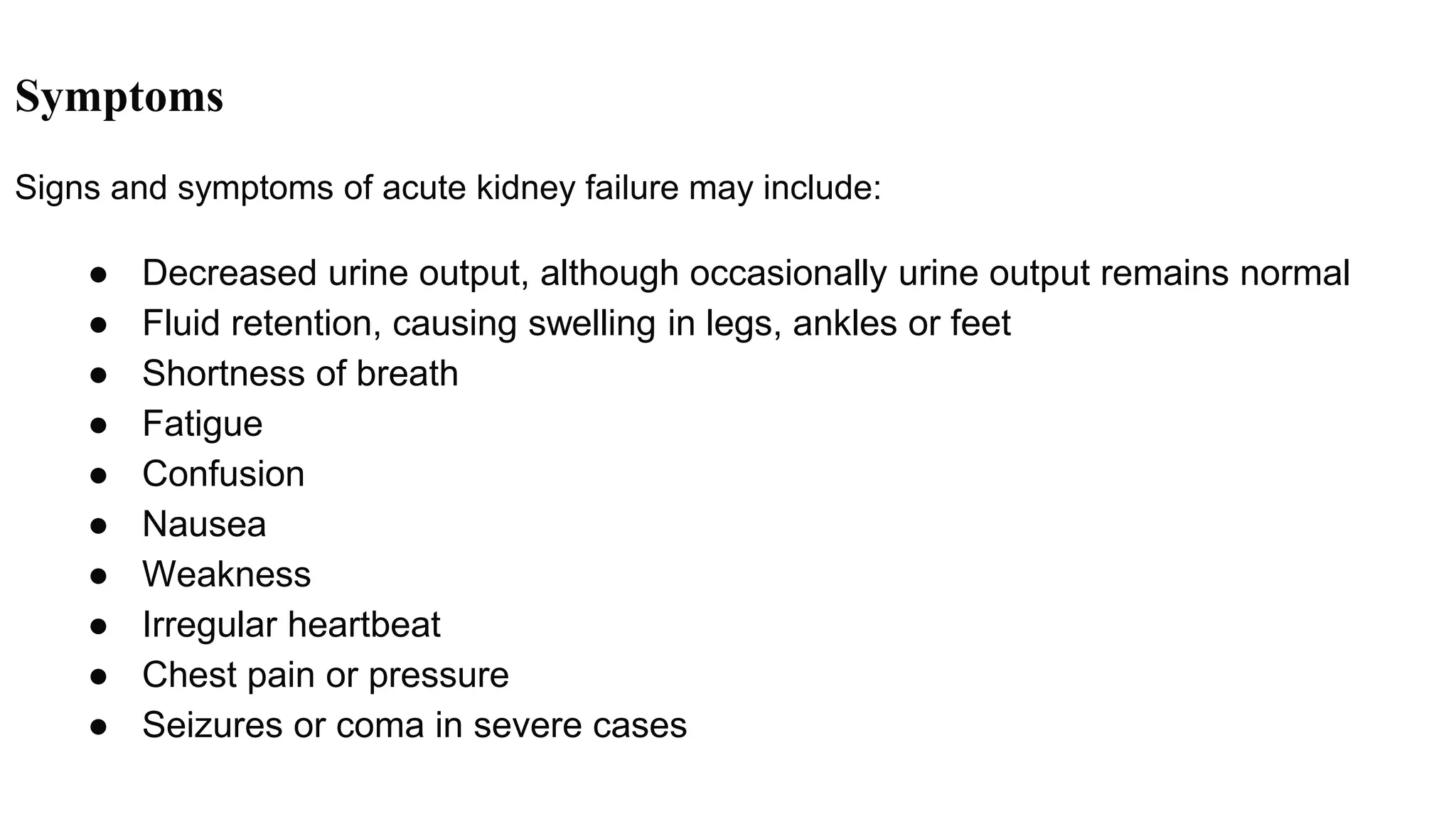 ACUTE KIDNEY FAILURE: A comprehensive study | PPTX