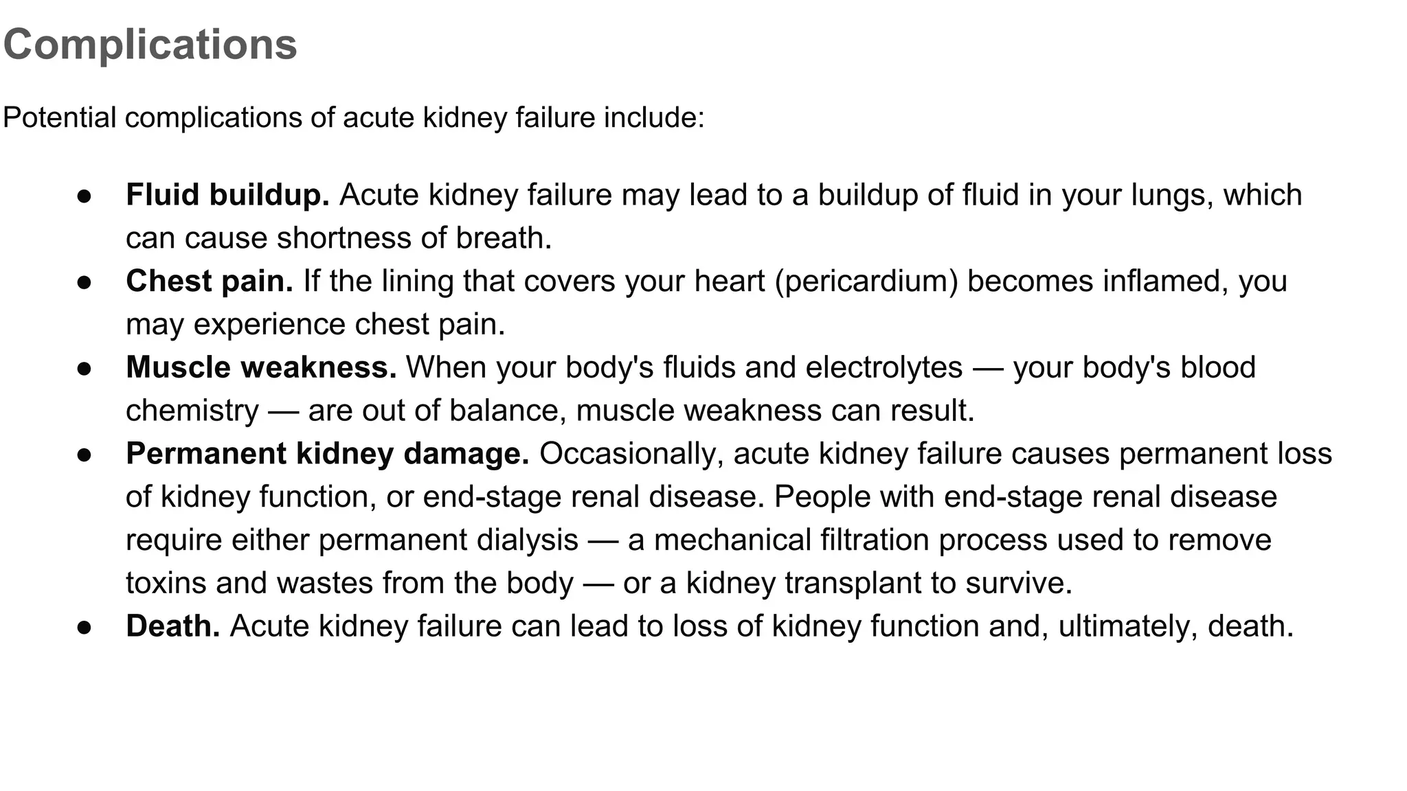 ACUTE KIDNEY FAILURE: A comprehensive study | PPTX