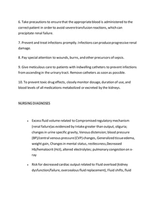 Acute kidney injury | DOCX