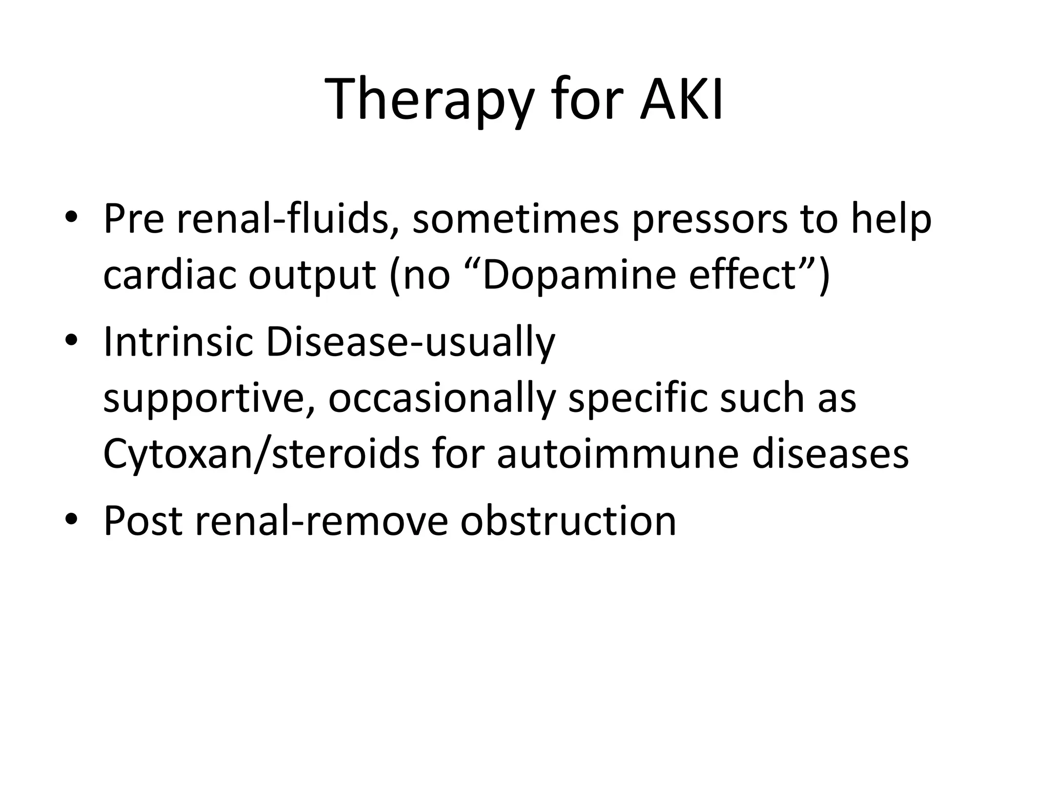 Acute kidney injury | PPTX